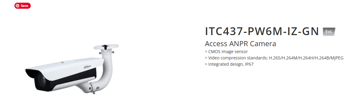 Dahua Automatic License Plate Recognition Camera In Bangladesh